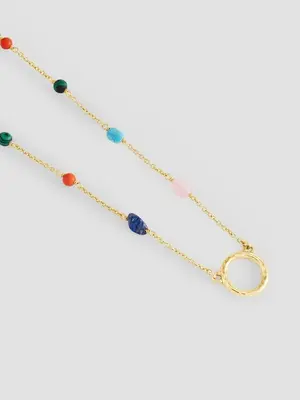ANABEL ARAM Milos 18k-gold-plated & Natural Stone Necklace