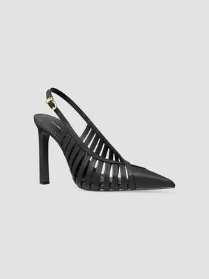 Michael Kors Adriana 100mm Slingback Pumps - Black