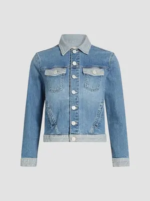 L'Agence Maven Slim Denim Jacket - Bexley