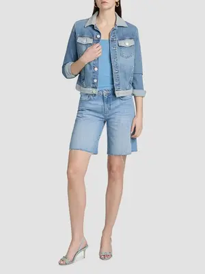 L'Agence Maven Slim Denim Jacket - Bexley