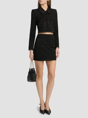 L'Agence Cassiopeia Pocket-detail Miniskirt