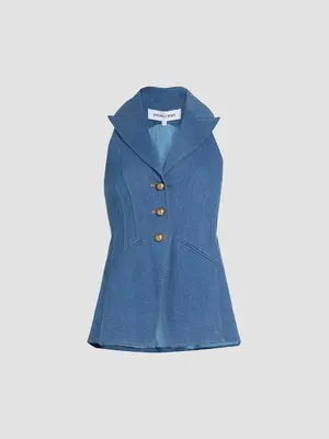 Veronica Beard Costa Denim Vest