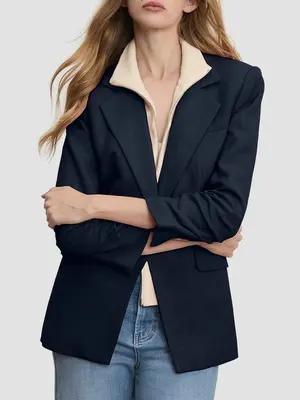 Veronica Beard Battista Dickey Notch Lapel Jacket