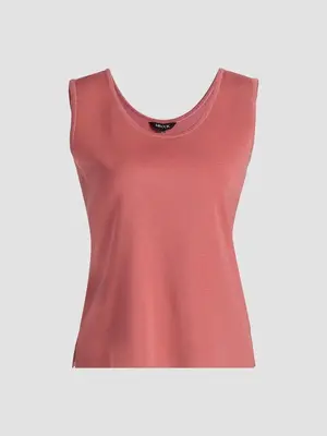 Misook Mylana Knit Tank Top - Honeysuckle