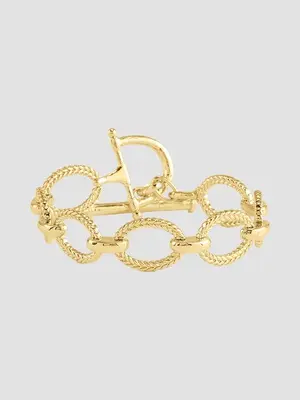 ANABEL ARAM Cheval 18k--plated Chain Bracelet - Gold