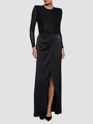 L'Agence Trista Shoulder Pad Bodysuit