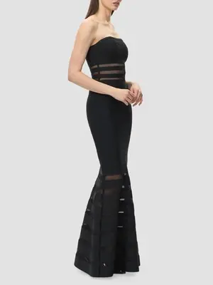 Herve Leger The Kate Strapless Gown