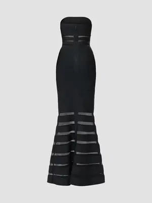 Herve Leger The Kate Strapless Gown