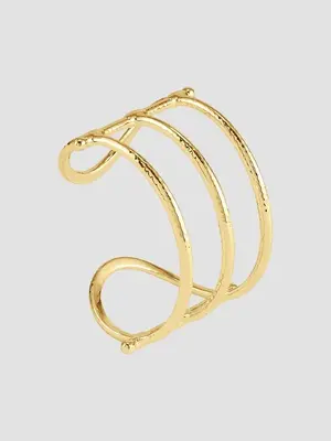 ANABEL ARAM Cheval 18k--plated Horsebit Cuff
