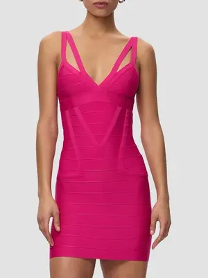 Herve Leger The Midnight Bandage Body-con Minidress