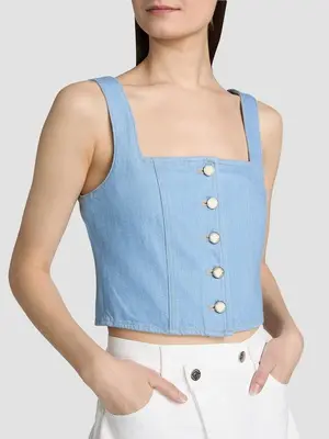 Veronica Beard Spensley Denim Vest