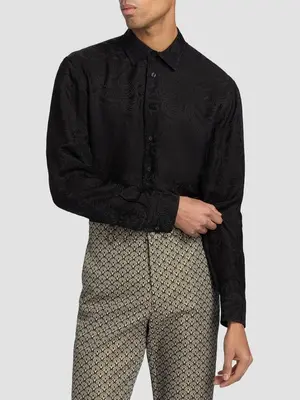 Etro Tonal Paisley Roma Button-front Shirt