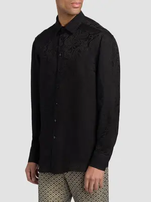 Etro Tonal Paisley Roma Button-front Shirt