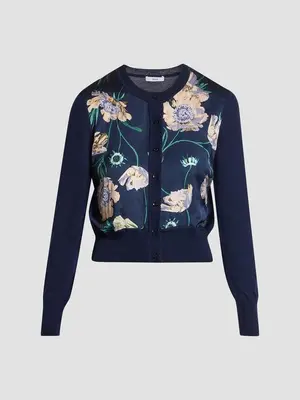 Erdem Flower Crop Cardigan