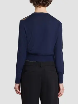 Erdem Flower Crop Cardigan