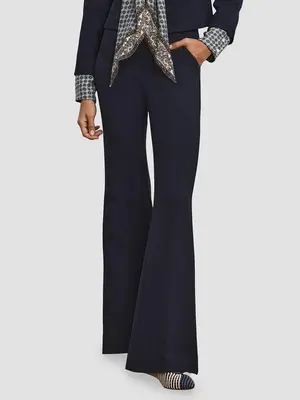 Veronica Beard Arden High-rise Bootcut Pants
