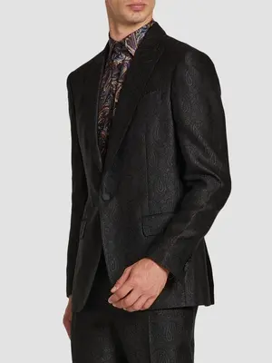 Etro Fuji All-over Paisley Evening Jacket