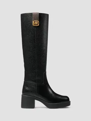 Michael Kors Bryant Leather Riding Boots