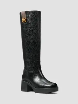 Michael Kors Bryant Leather Riding Boots
