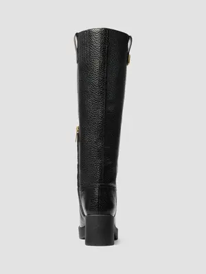 Michael Kors Bryant Leather Riding Boots