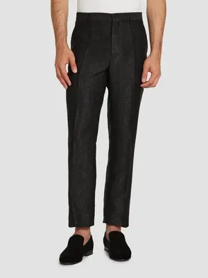 Etro Roma All-over Paisley Evening Trousers