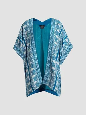 Etro Paisley Kimono-inspired Cover-up - Bianco