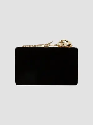 Erdem Bloom Logo Handle Clutch