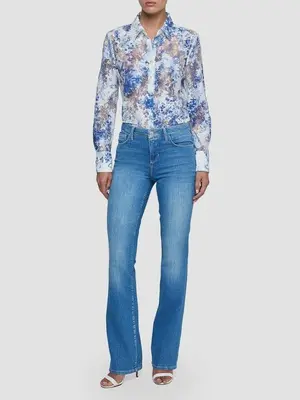 L'Agence Selma High-rise Baby Bootcut Jeans - Getty