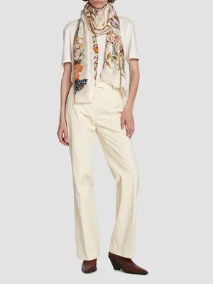 Etro Orfeo Floral-print Silk Scarf