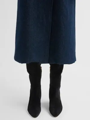 Michael Kors Daniela 50mm Suede Knee-high Boots