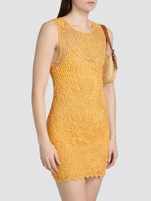 Simkhai Fynch Crochet Minidress