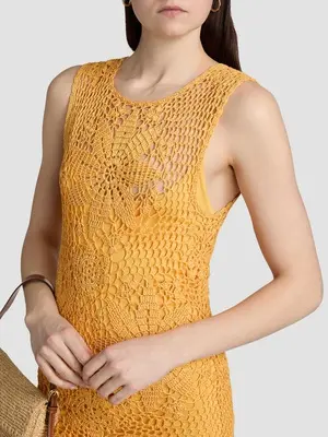 Simkhai Fynch Crochet Minidress