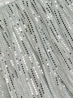 SABINA MUSAYEV Altair Sequined Tiered Dress