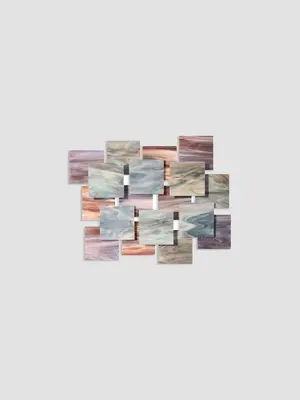 KARO STUDIOS Sunset Glass Wall Sculpture - Multi