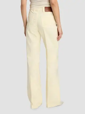 Etro Stretch Cotton Bootcut Pants