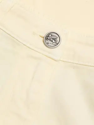 Etro Stretch Cotton Bootcut Pants