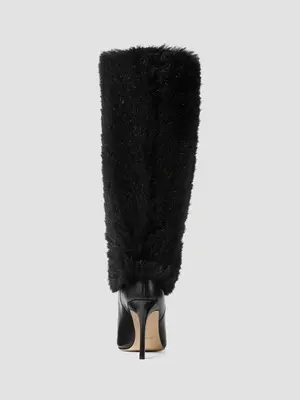 Michael Kors Dawn 90mm Faux-fur Knee-high Boots