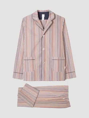 Paul Smith Striped Cotton Pajamas - Multi