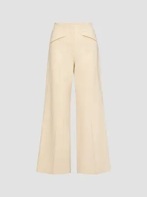 Veronica Beard Cassidee Cotton-blend Wide-leg Pants