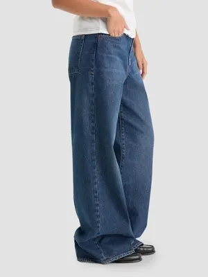 Good American Vintage Low-slung Baggy Jeans