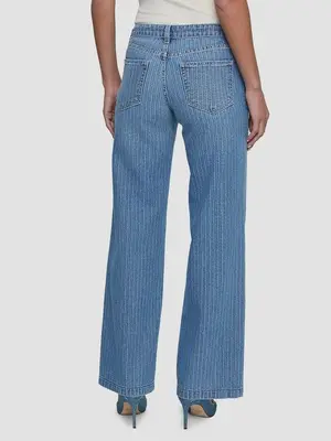 L'Agence Joanne Raw Denim Low-rise Jeans