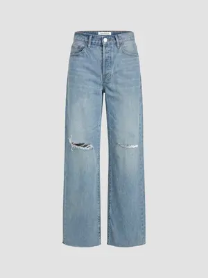 Good American Vintage Low Slung Baggy Jeans - Terra