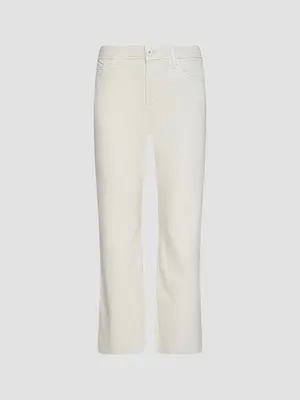 L'Agence Wanda High-rise Crop Jeans - Light Ecru