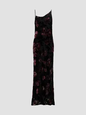 SABINA MUSAYEV Alenoy Floral Velvet Gown