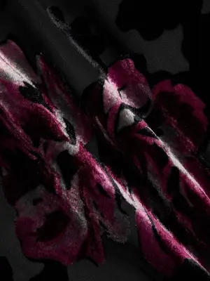 SABINA MUSAYEV Alenoy Floral Velvet Gown