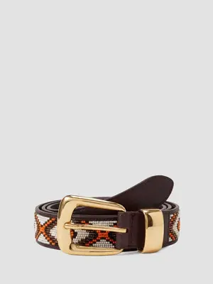 Veronica Beard Arch Beaded Belt