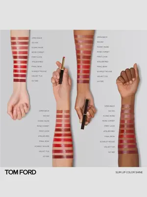 TOM FORD Slim Lip Color Shine - First Look