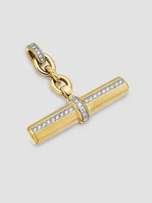David Yurman Lexington E/w Chain Necklace In 18k Yellow Gold