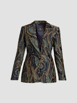 Etro Paisley Single-breasted Blazer - Multi