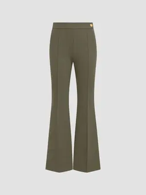 CALLAS MILANO Lola Cropped Flare Pants - Olive